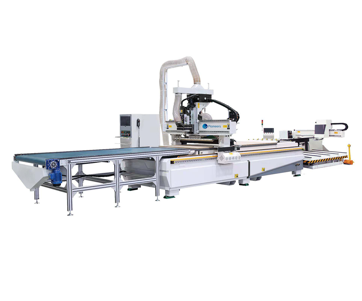 Nesting CNC Router Wood Working Center For Cabinet Making